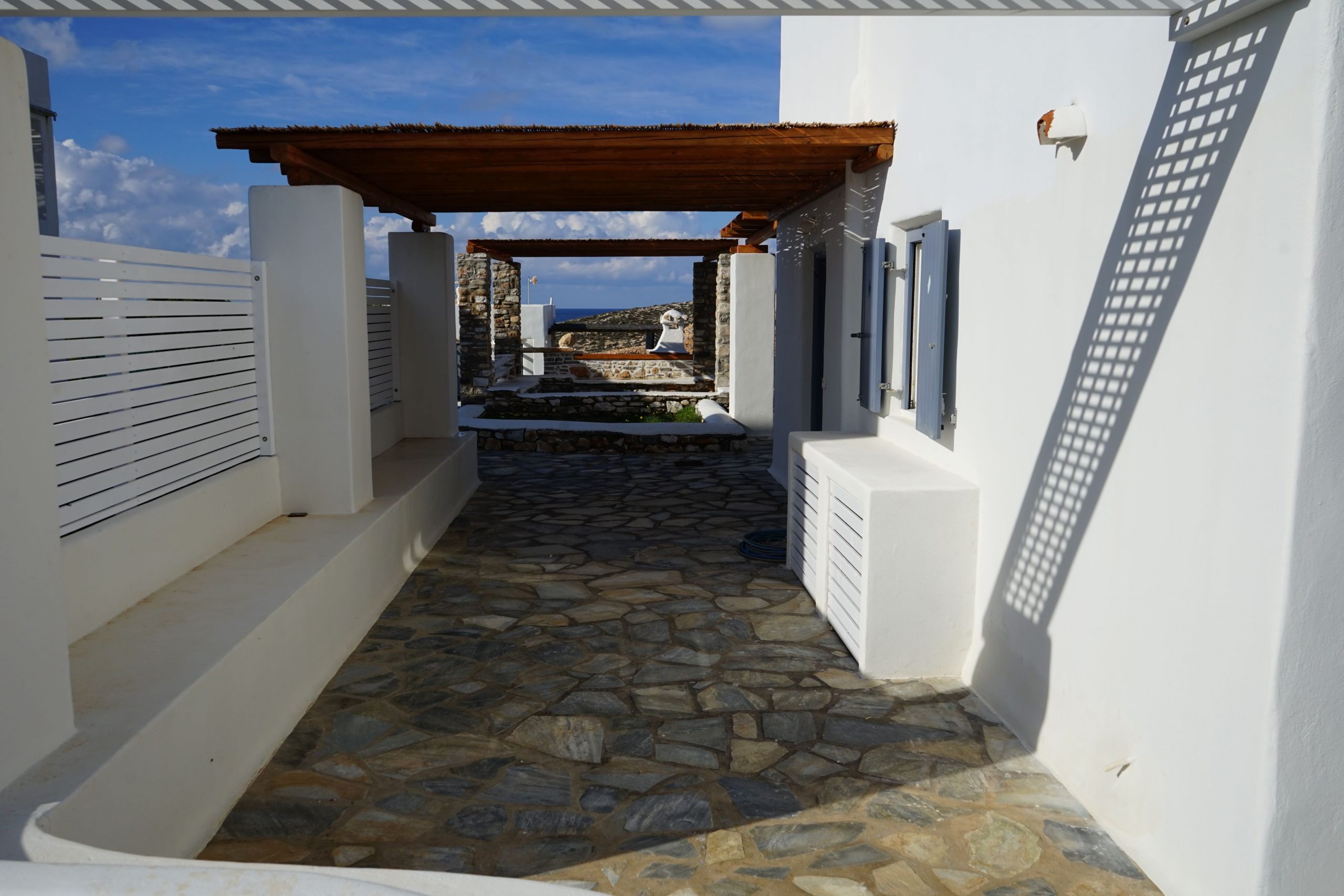 Parasporos, 2 bedroom family house at the sea – Landscape design ...