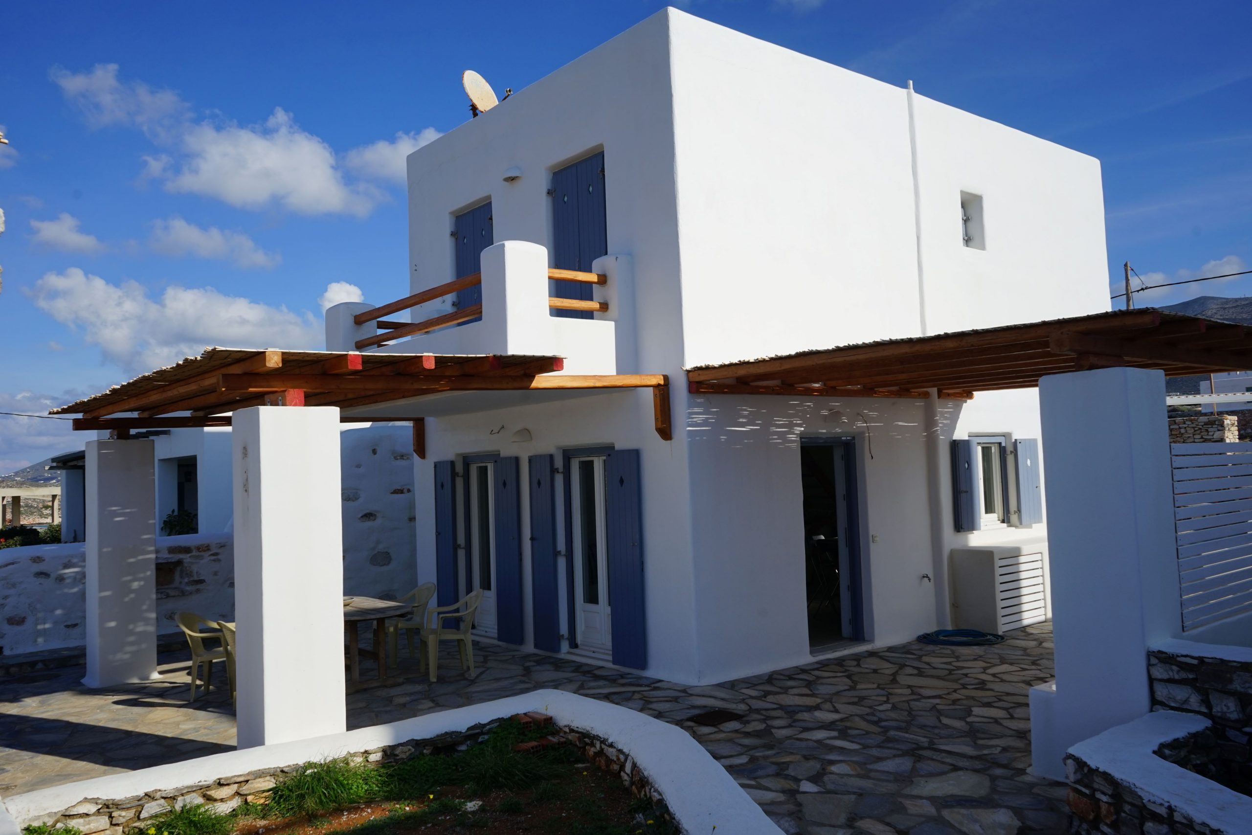 Parasporos, 2 bedroom family house at the sea – Landscape design ...