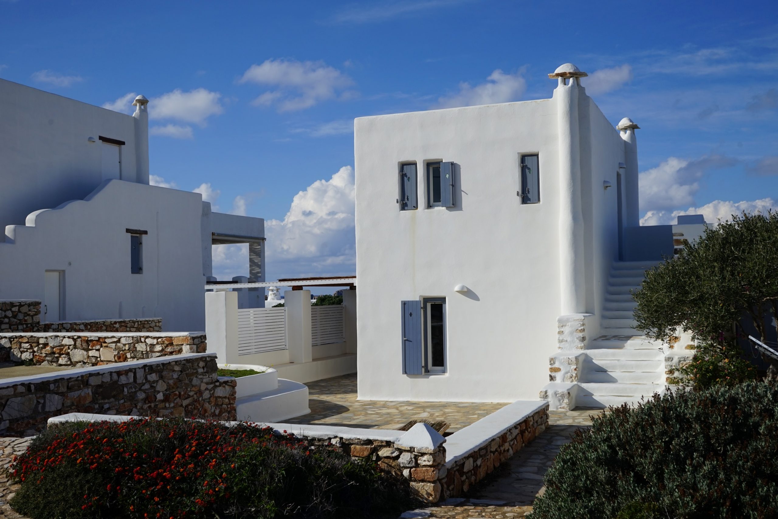 Parasporos, 2 bedroom family house at the sea – Landscape design ...