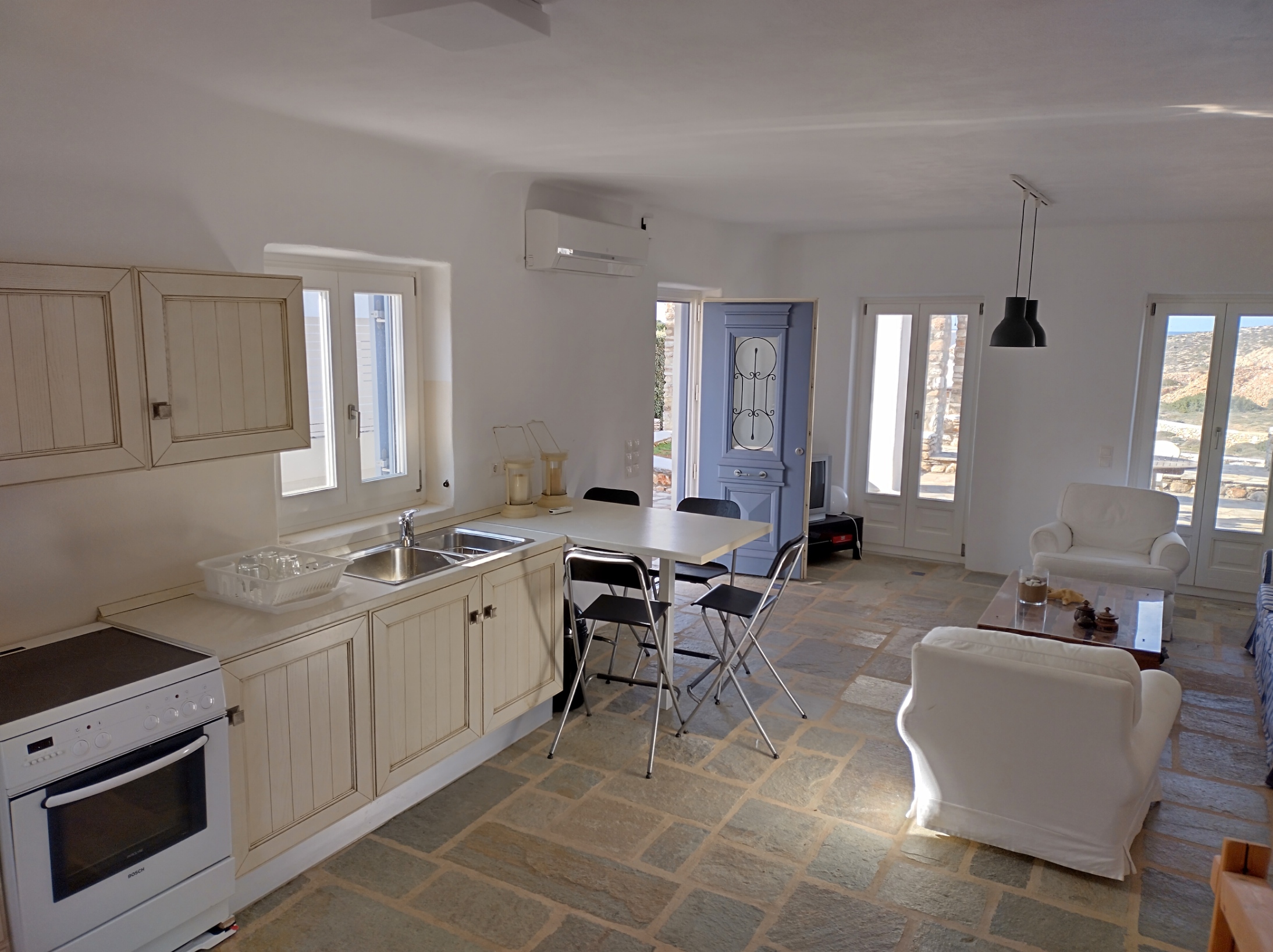 Parasporos, 2 bedroom family house at the sea – Landscape design ...